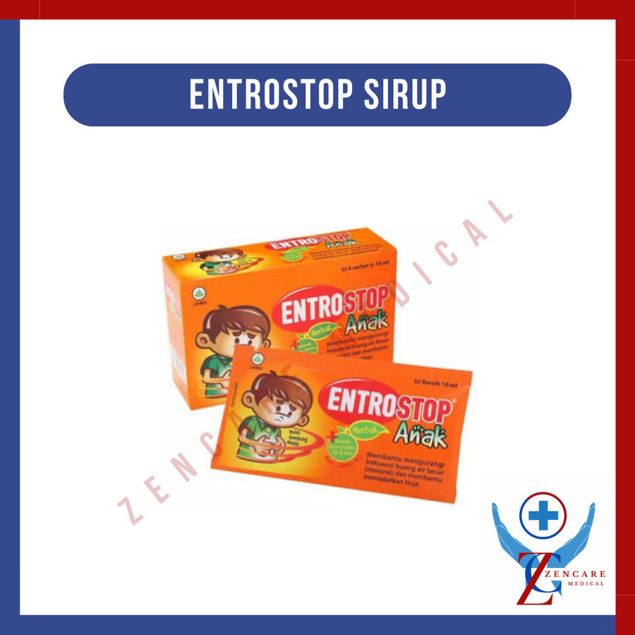 Jual Entrostop Anak Sirup / Obat Diare Atau Mencret Eceran / Sebox Isi ...