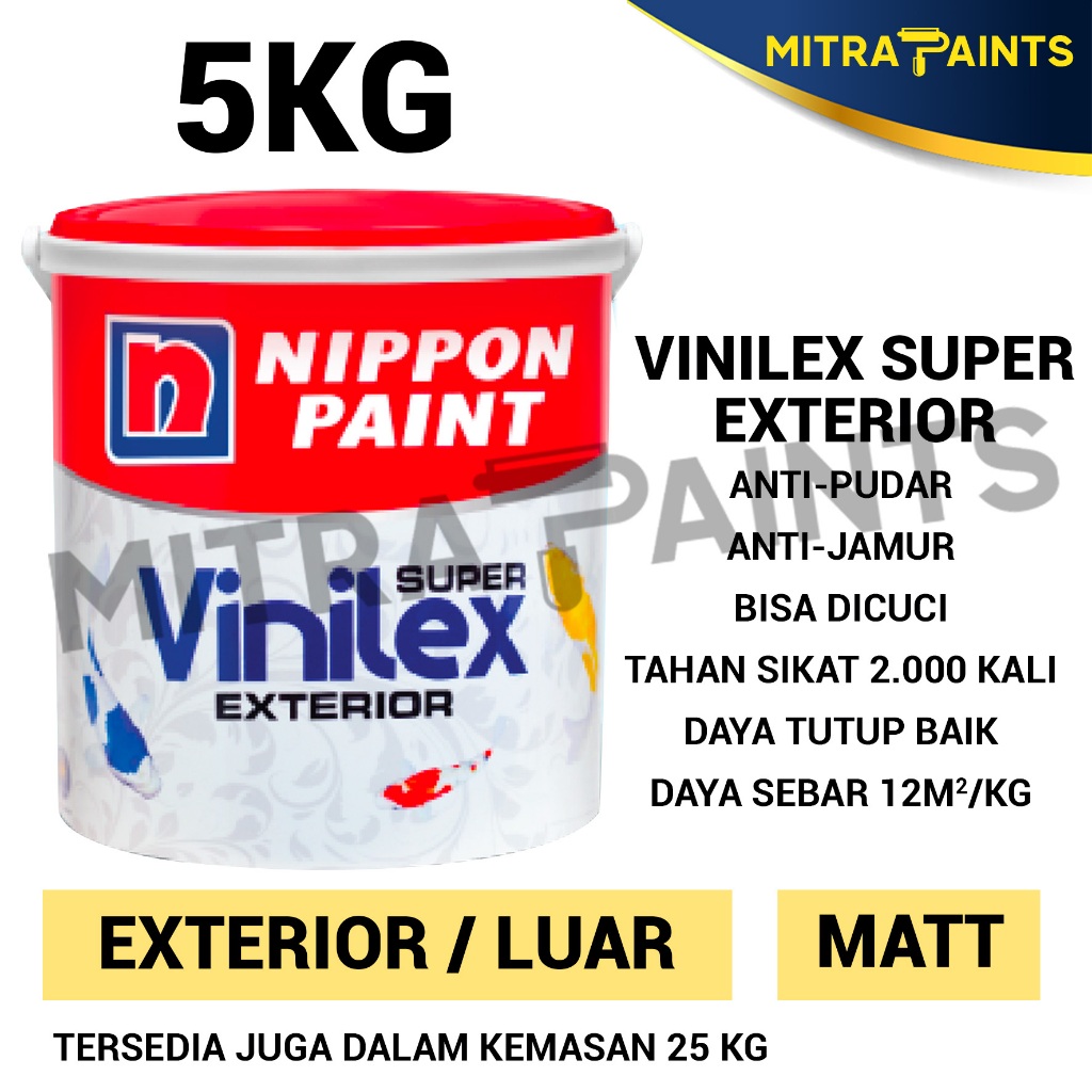 Jual CAT TEMBOK EKSTERIOR INTERIOR NIPPON PAINT CRATER BLACK NP N 2030 ...