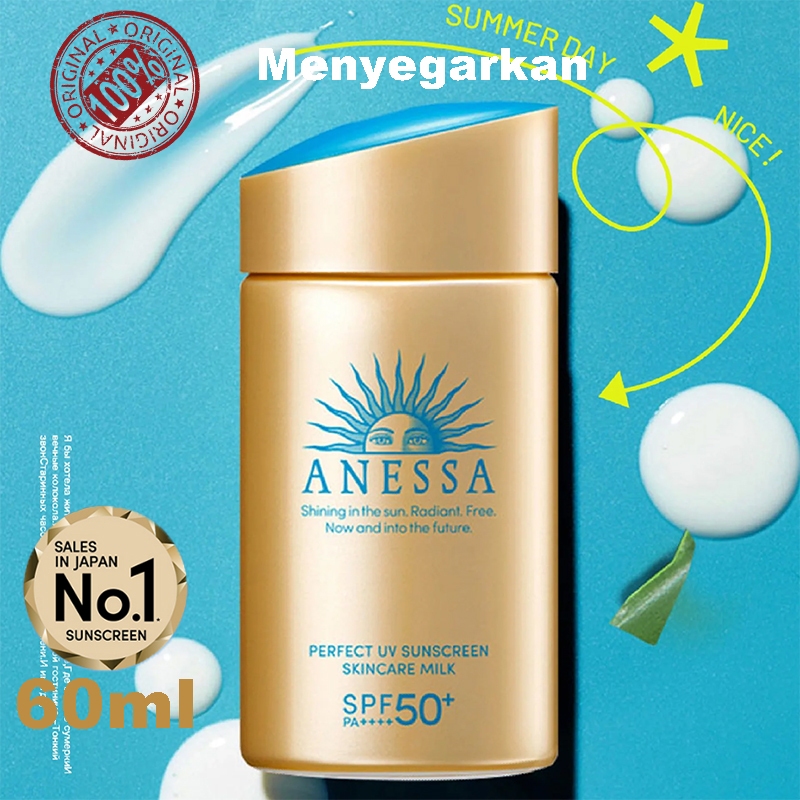 Jual [100% ori]Anessa Sunscreen, Anessa Sunscreen Milk, Spf 50 ...