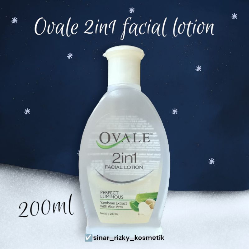 Jual OVALE 2IN1 Facial Lotion Bengkoang Perfect Luminous 200 ml ...