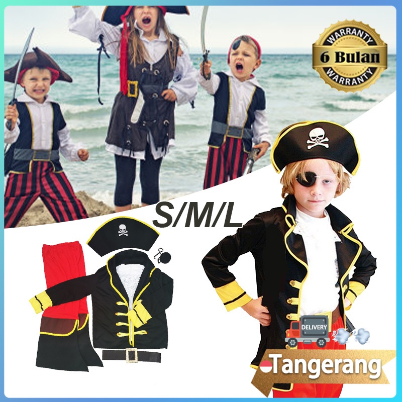 Jual Kostum Bajak Laut Anak Cosplay Baju Pirate / Cosplay Pirates ...