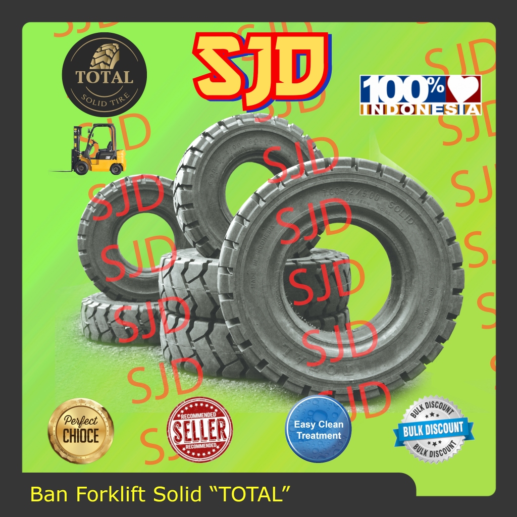 Jual Ban Forklift Mati/ Solid Ukuran 600-9 TOTAL | Shopee Indonesia