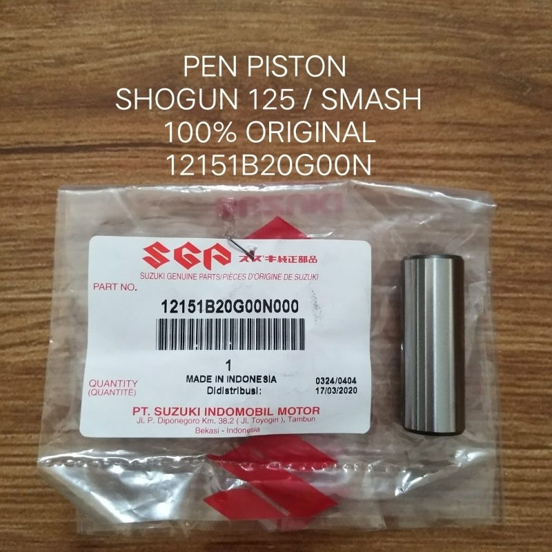 Jual PEN PISTON SHOGUN 125 SMASH ORIGINAL SGP | Shopee Indonesia