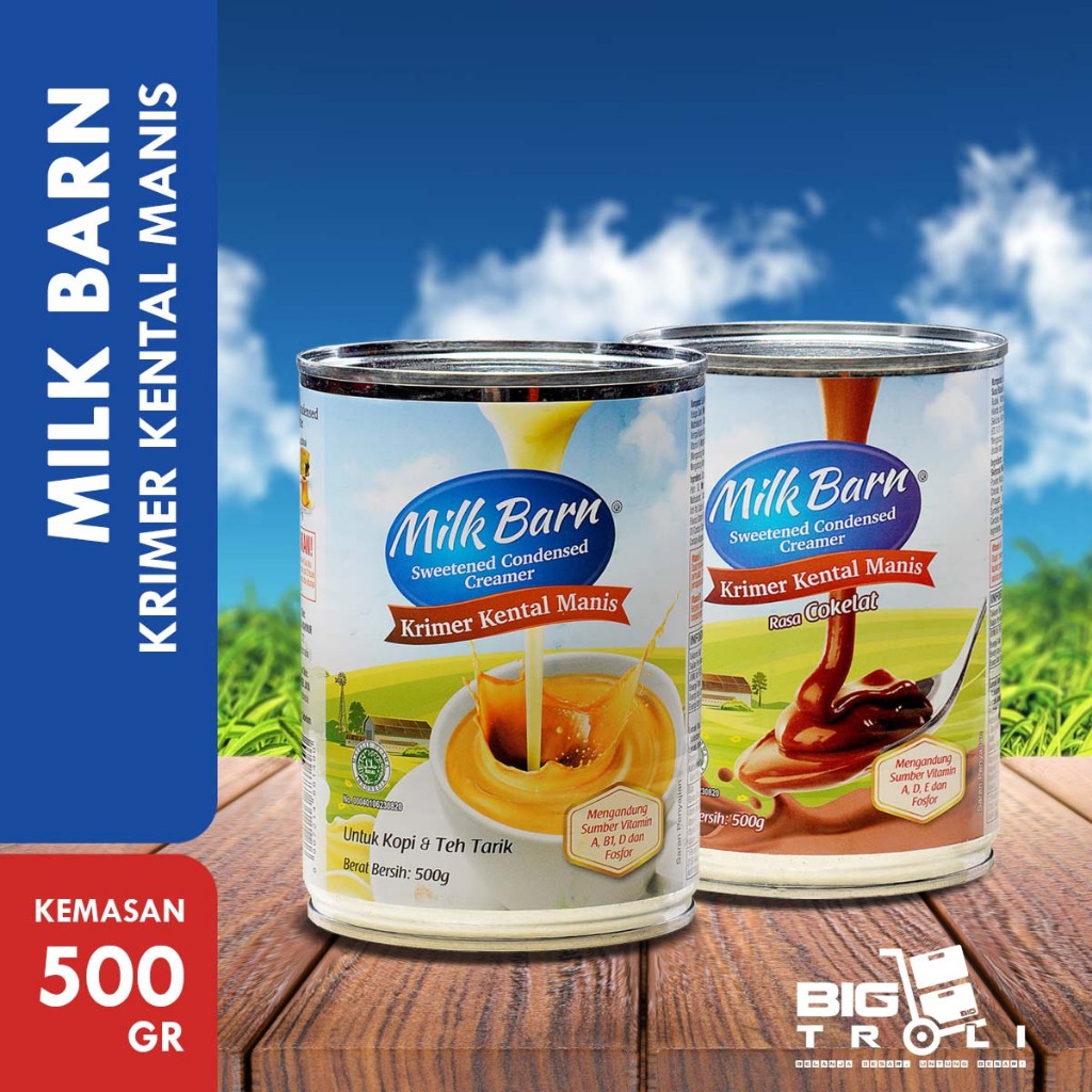 Jual MILK BARN Krimer Kental Manis | SKM 500gr | Shopee Indonesia