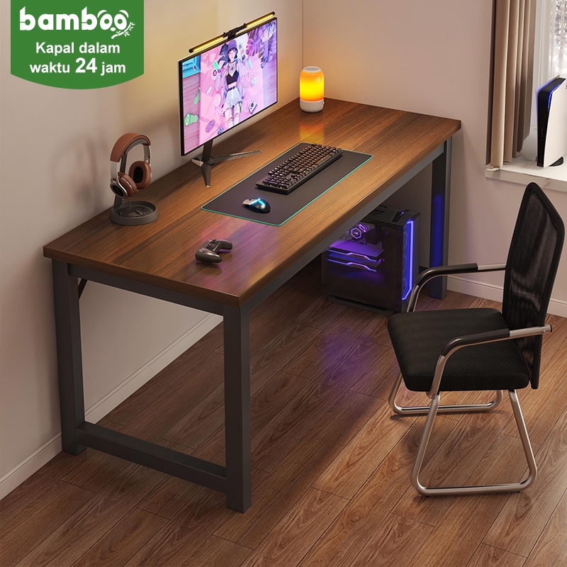 Jual 140CM Meja Makan Minimalis Meja Belajar Meja Kantor Besi Meja ...