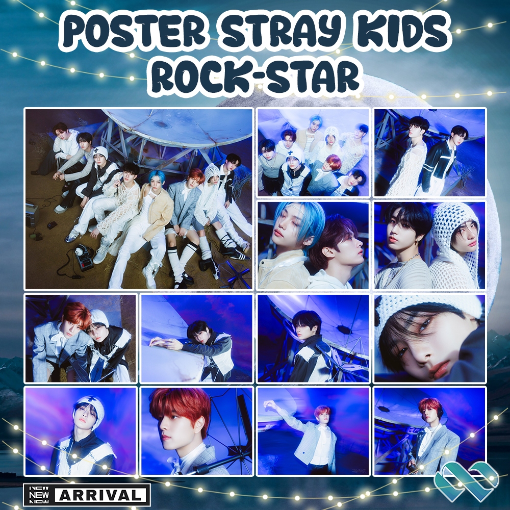 Jual Poster STRAY KIDS ROCK STAR | Poster Kpop A4 A5 A6 Murah Murah ...