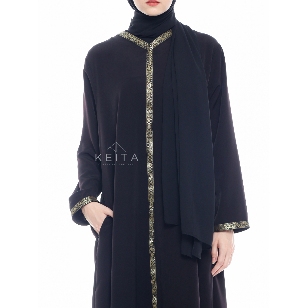 Jual Abaya Hitam Turkey Modern Remaja - Syafa Abaya by Keita Official ...