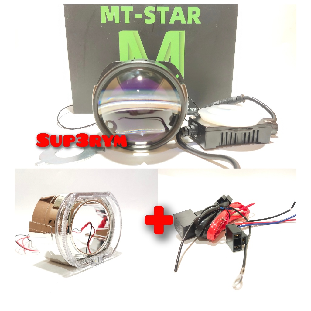 Jual paket hemat biled premium MT STAR projector 2.5 inc projie proji ...