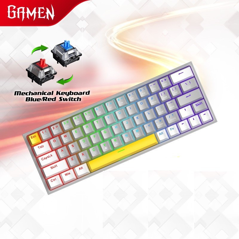 Jual GAMEN TITAN V Keyboard Gaming Mechanical Compact and Portable ...