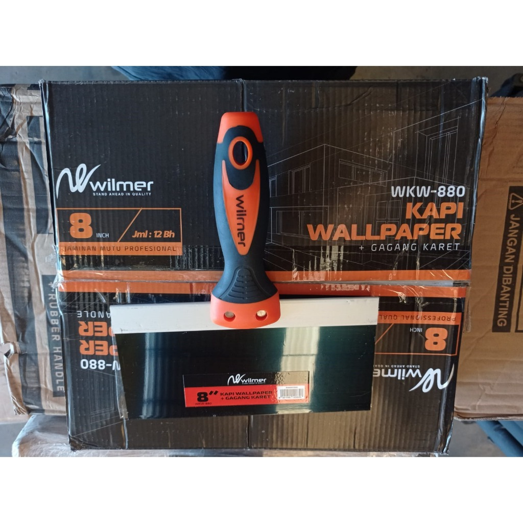 Jual WILMER Skrap Gagang Kape Side Scraper Kapi Gg Karet Lebar 8 Inch ...