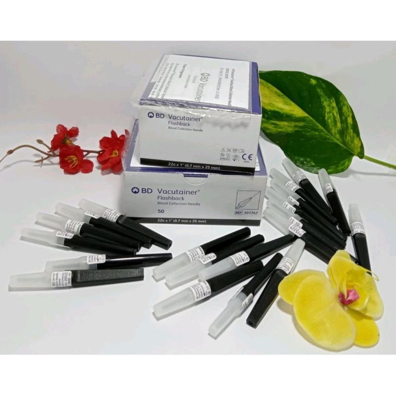 Jual BD Vacutainer 22GA x1 ( 0,7mm x 25mm / Needle Flashback 22G ...