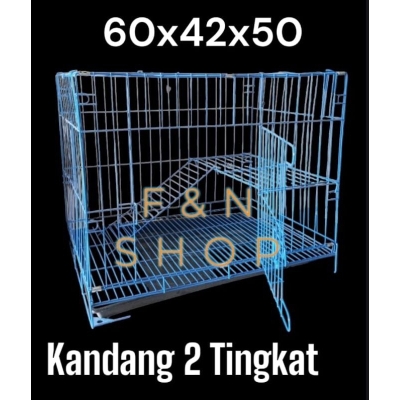 Jual Kandang Hewan Lipat 60x40 kucing, marmut, kelinci | Shopee Indonesia