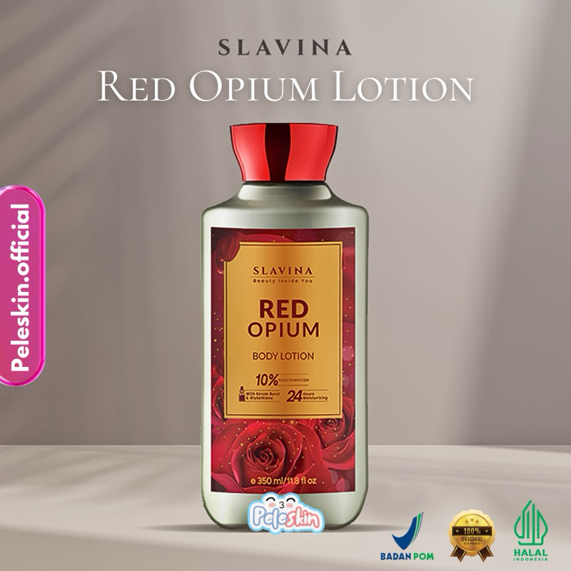 Jual SLAVINA BODY LOTION SERIES 350ml - RED OPIUM / OCEAN DREAM / FIRST ...