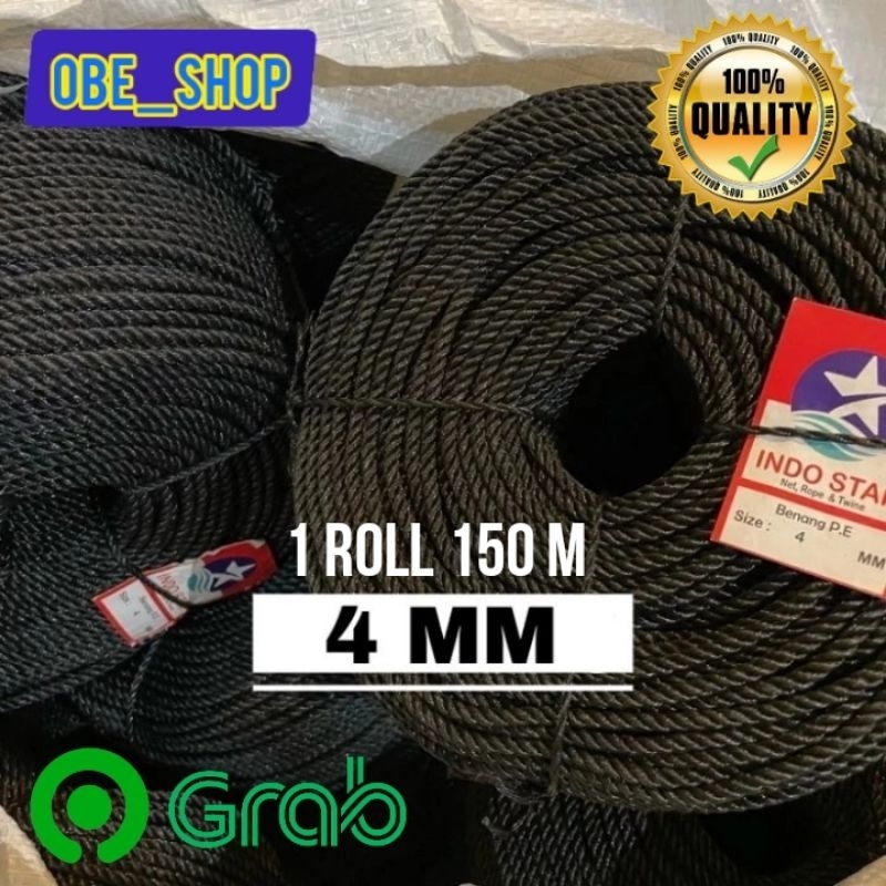 Jual Tali Kampar Tambang Tali Tampar 4 MM Plastik Eceran | Shopee Indonesia