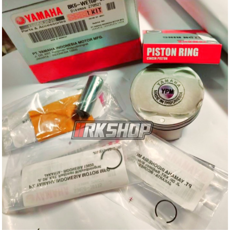 Jual SEHER PISTON KIT R15 V3 PNP NMAX AEROX ORIGINAL YAMAHA BK6-WE160 ...