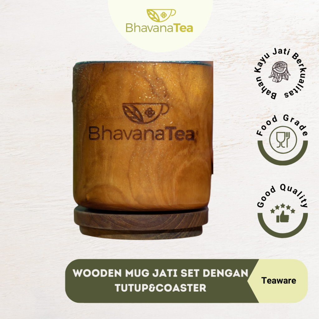 Jual Bhavana Tea - Tjangkir Wedang Djati Mug, Cangkir Jati, Cangkir Teh ...
