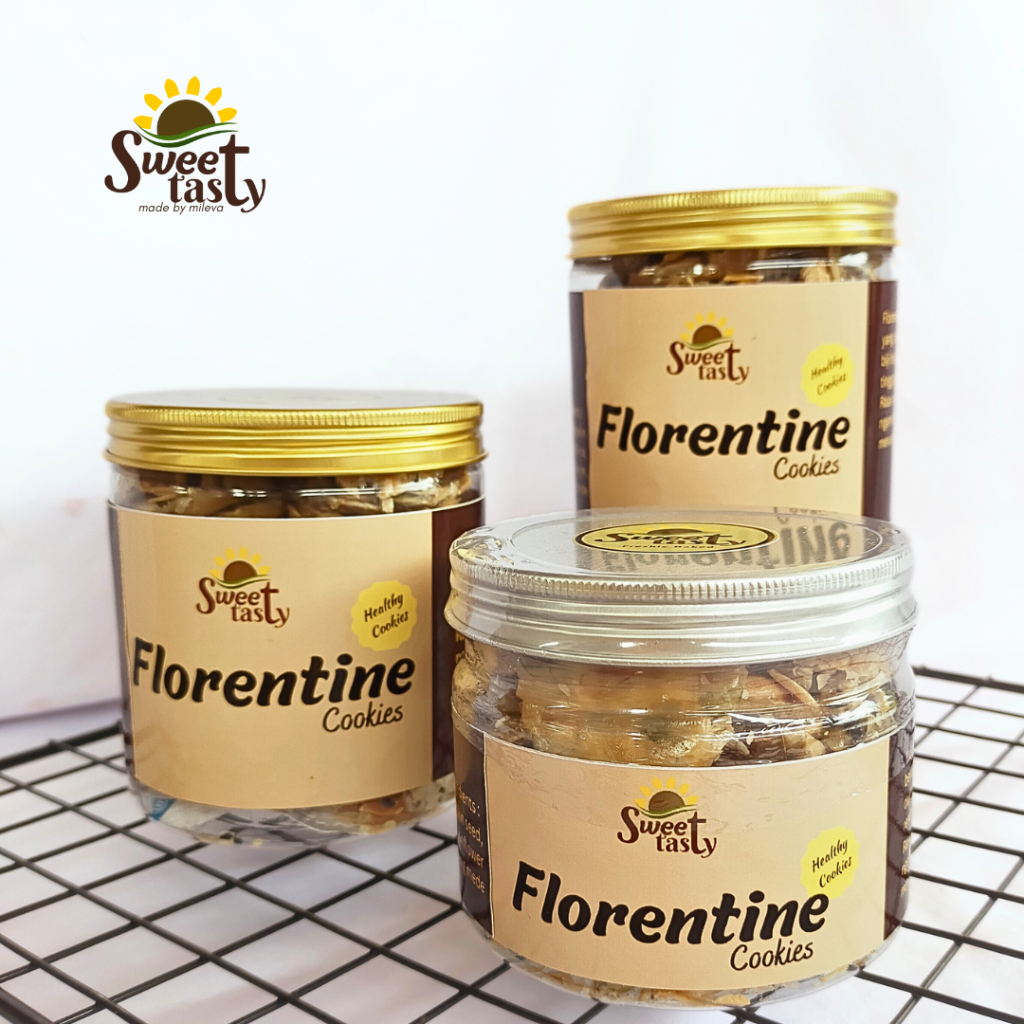 Jual Florentine Cookies/ healthy cookies/ enting enting sultan/ Caramel ...