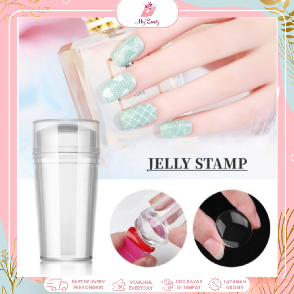 Jual MSY Jelly Stamp Nail Art /Cetakan plat besi kuku atau Stampel Kuku ...
