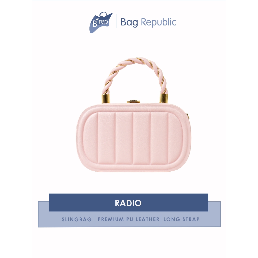 Jual BAG REPUBLIC Radio Bag Stereotyped - Tas Selempang Kulit Wanita - Woman Mini Sling Bag ...