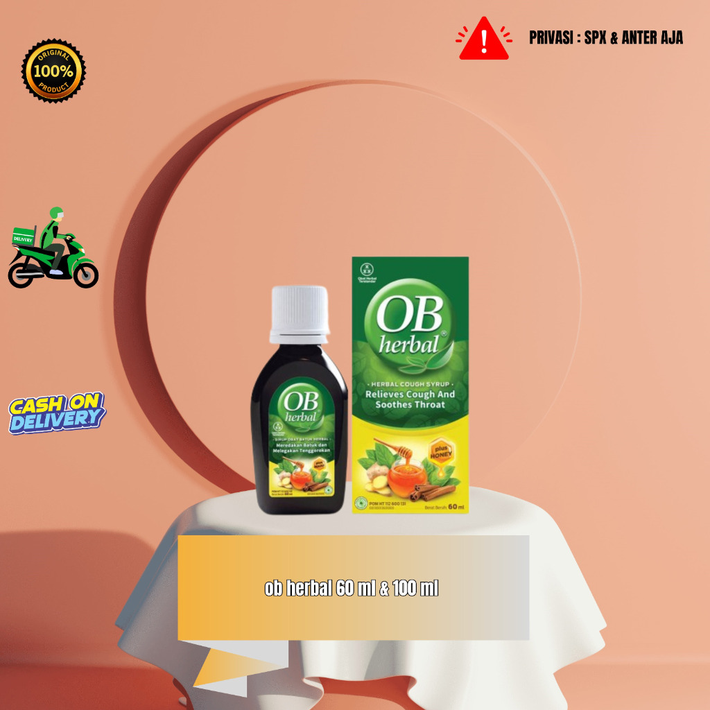Jual OB HERBAL 60ML , 100ML | Shopee Indonesia
