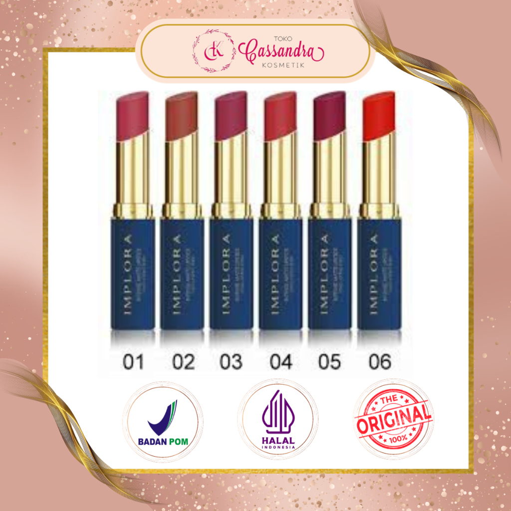 Jual IMPLORA INTENSE MATTE LIPSTICK | Shopee Indonesia