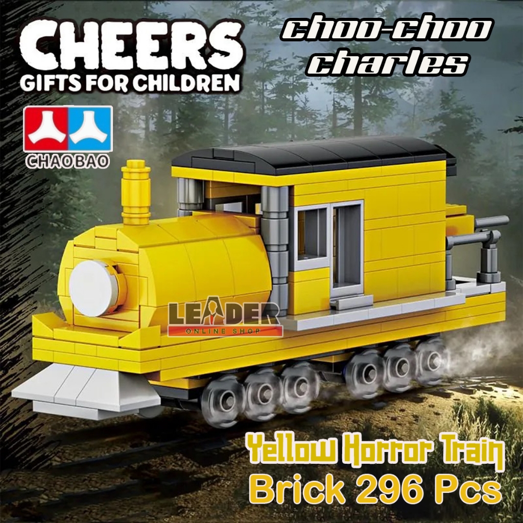Jual MAINAN NOTLEGO BRICK CHOO-CHOO CHARLES CHEERS TRAIN KERETA HANTU 302 Pcs YELLOW MONSTER ...