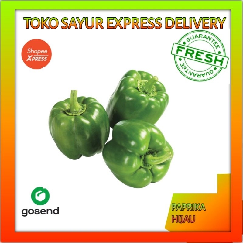Jual Paprika Hijau - Sayur Sayuran Mayur Segar Online Palembang ...