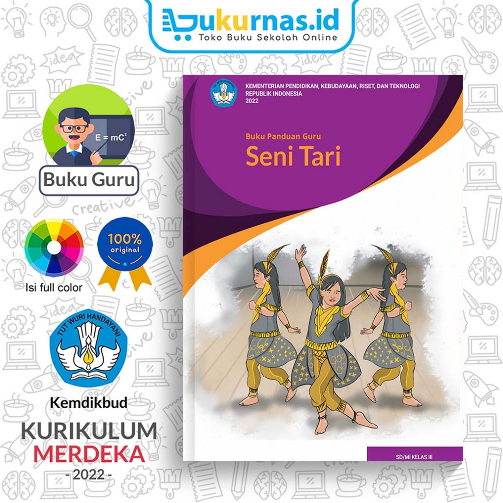 Jual Buku Panduan Guru Seni Tari SD/MI Kelas 3 Kurikulum Merdeka Kurmer | Shopee Indonesia