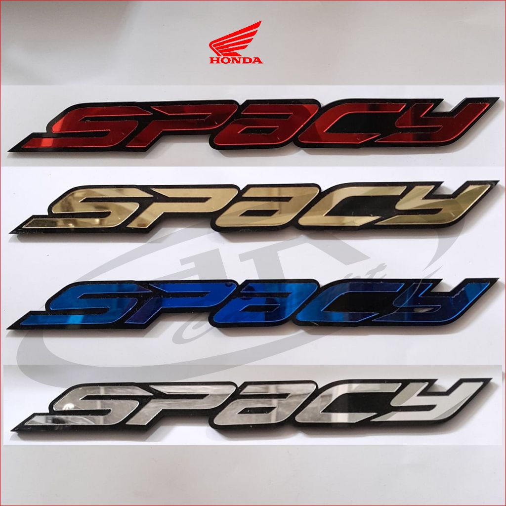 Jual Emblem Honda SPACY Logo Motor 3D Akrilik Variasi Modip bukan ...