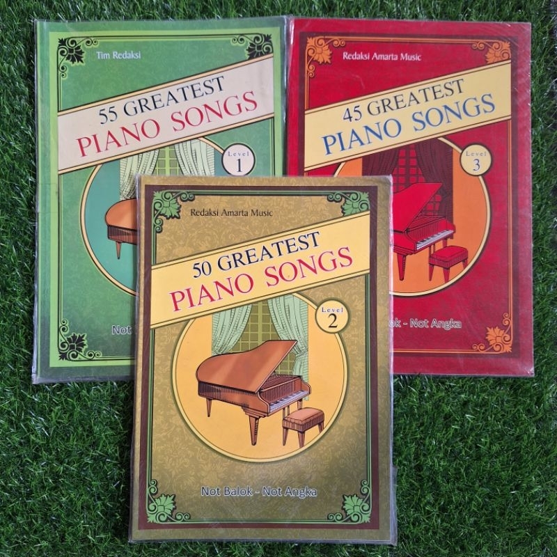 Jual Buku Greatest Piano Songs - Not Balok & Not Angka | Shopee Indonesia