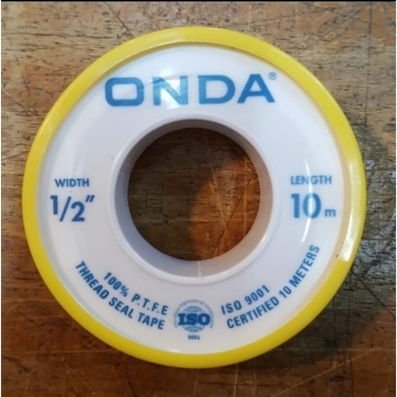 Jual Harga 1 LUSIN Seal Tape Onda 12mm / Tape Perekat 12 mm / PTFE ...