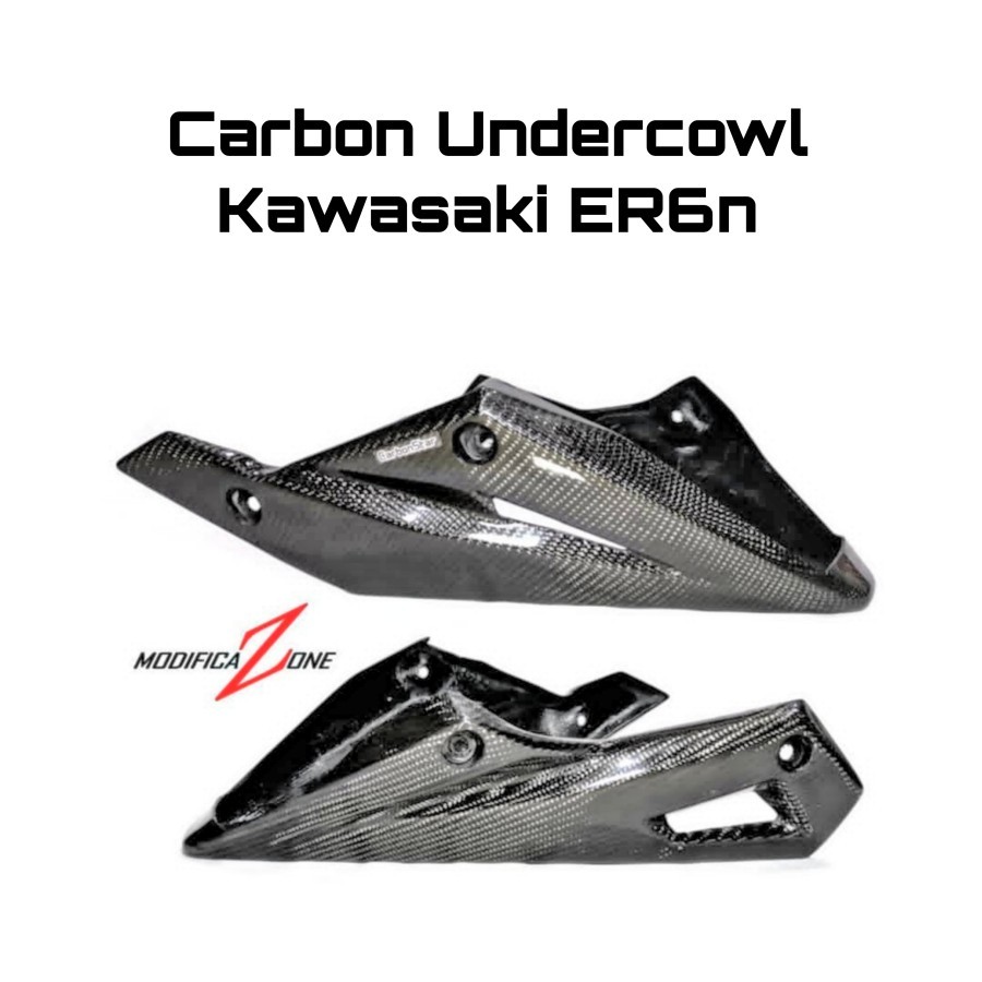Jual CarbonStar : Undercowl Carbon Kawasaki ER6n - bagian bodi bawah Modificazone Aksesoris ...