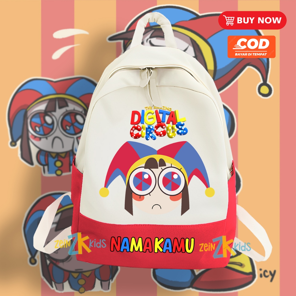 Jual Tas Anak The Amazing Digital Circus / Tas Anak TK/Paud Kartun ...