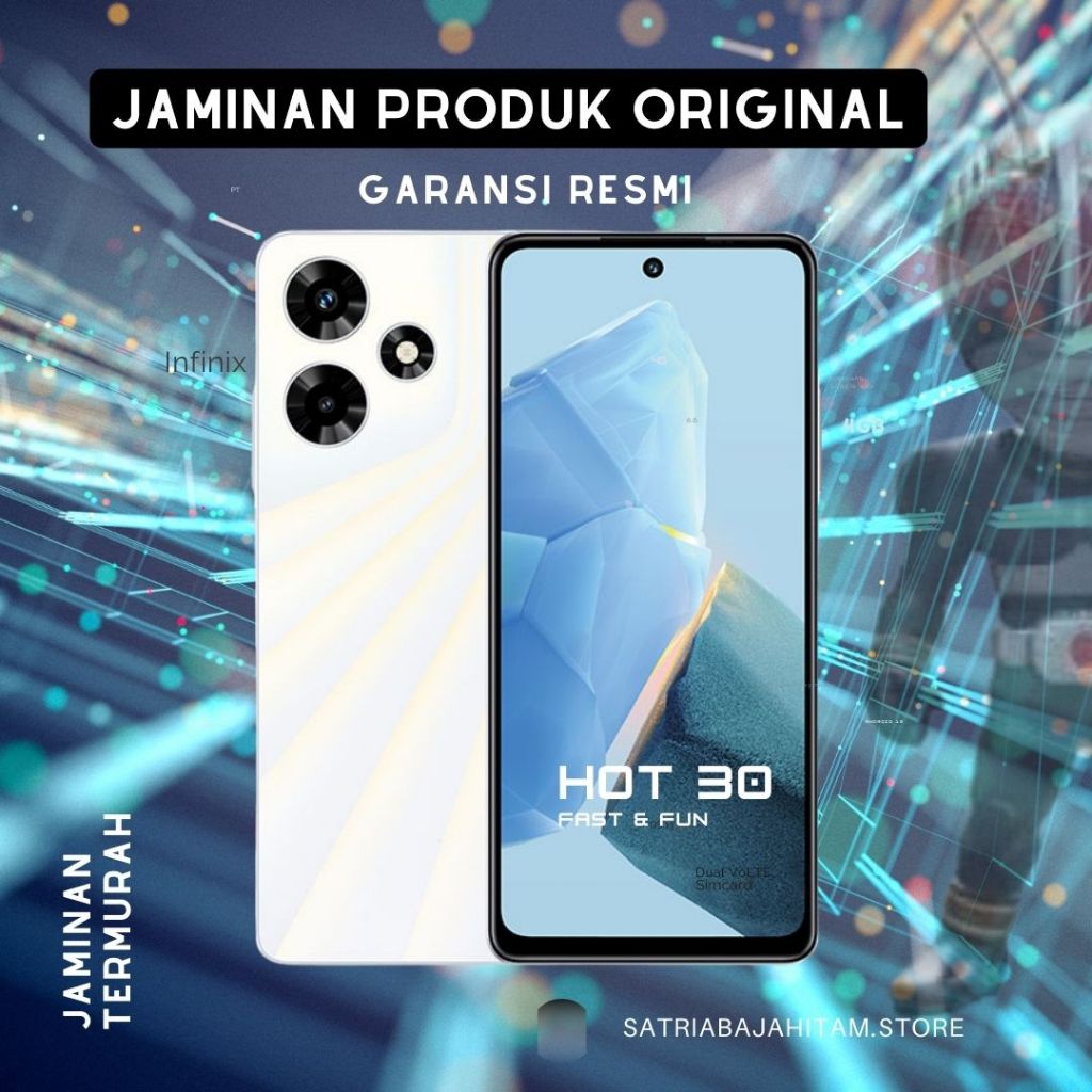 Jual INFINIX HOT 30 8/256GB NFC GARANSI RESMI | Shopee Indonesia