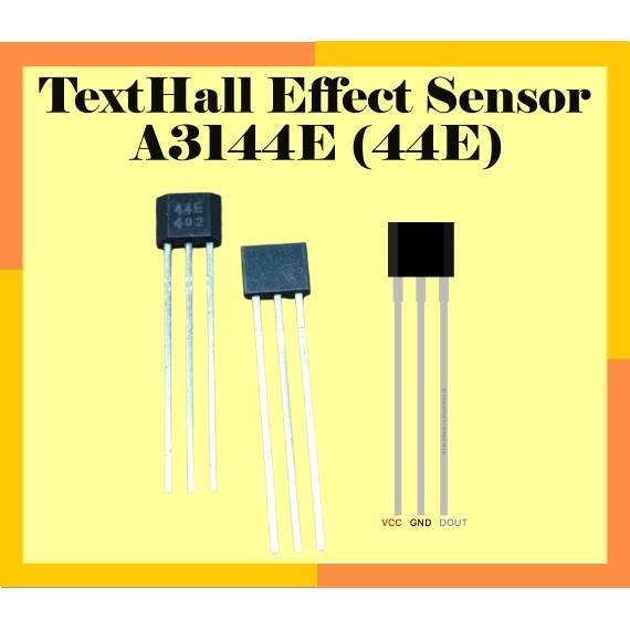 Jual Hall Effect Sensor A3144 A3144E Sensor Magnet A 3144 kode 44E | Shopee Indonesia