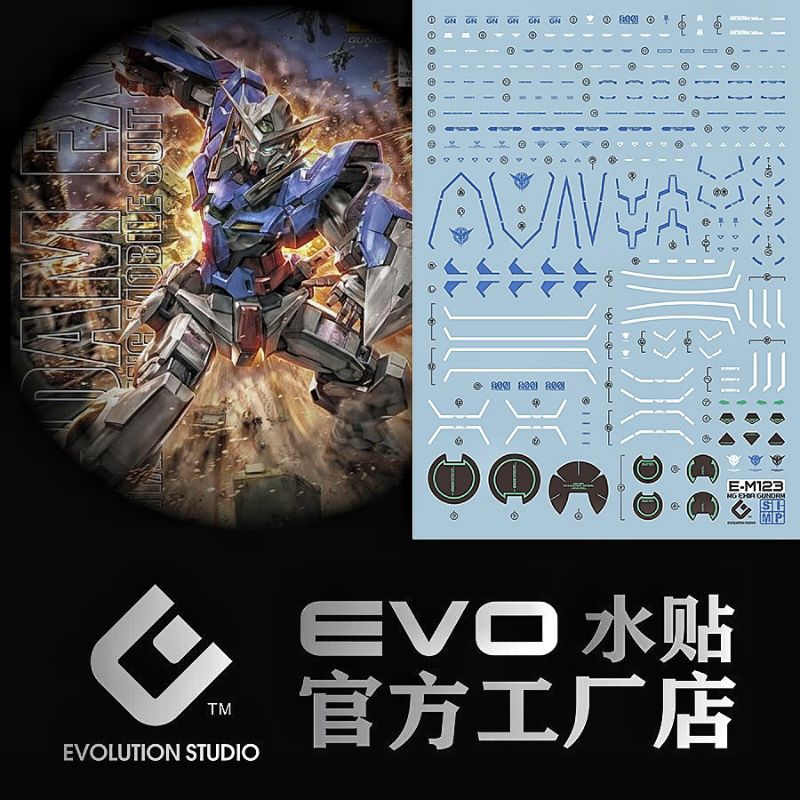 Jual MG GUNDAM EXIA WATER DECAL EVO SIMP DECAL | Shopee Indonesia