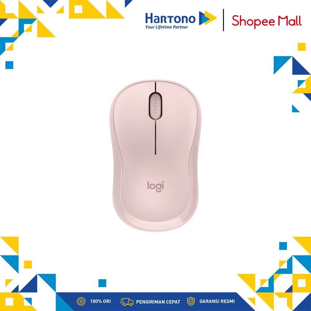Jual Logitech M240 Wireless Silent Bluetooth Mouse Rose 910-007124 ...