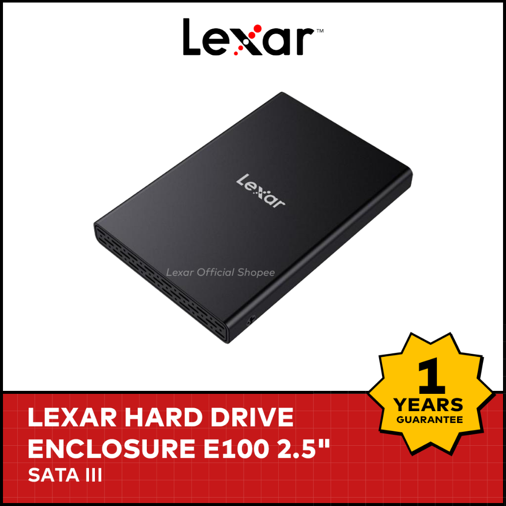 Jual Lexar Hard Drive Enclosure E100 2.5" SATA III | Shopee Indonesia