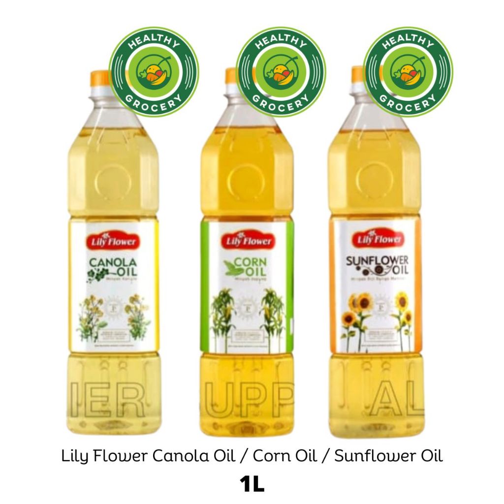 Jual Lily Flower Canola Oil 1 Liter / Corn Oil 1 Liter / Sunflower Oil ...