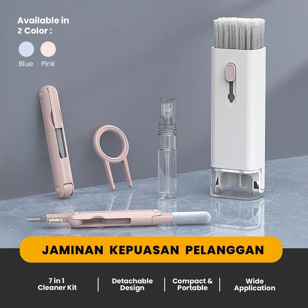 Jual 7 in 1 Multifunction Pen Cleaner for Keyboard / Earbuds ...