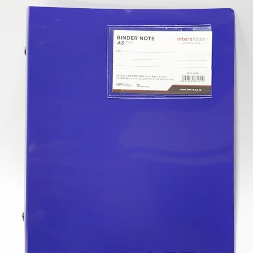 Jual INTER X - BINDER NOTE / BINDER UKURAN A5 BNX-100A | Shopee Indonesia