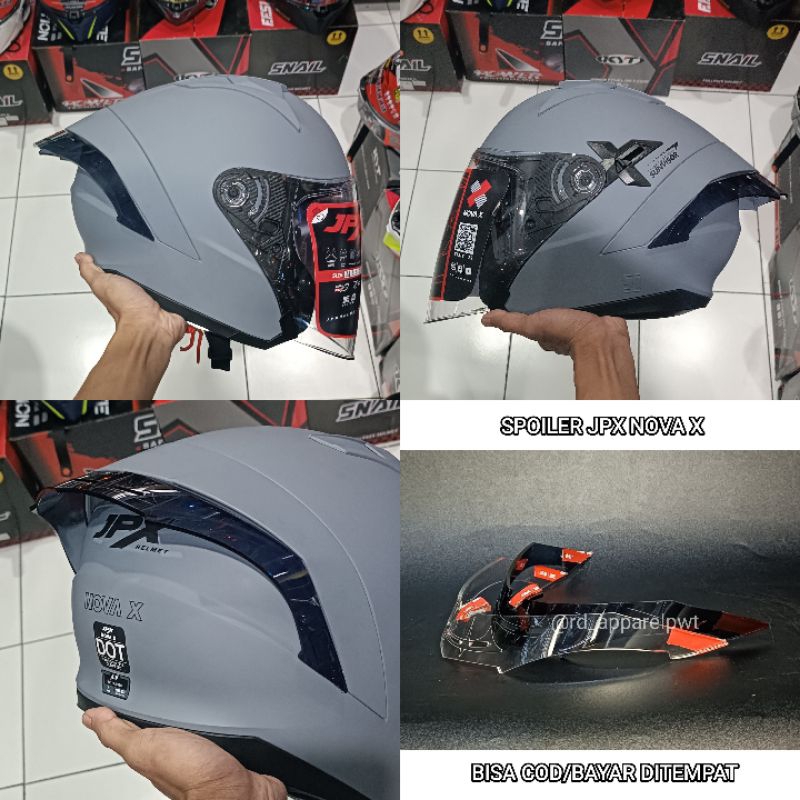Jual Spoiler semua tipe helm kyt - ink - njs- nhk - zeus - akrilik ...