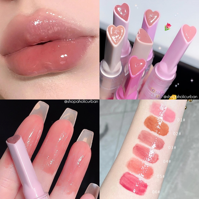 Jual CAPPUVINI Jelly Lipstick Mosturizing Jelly Lip Gloss Mirror Lip Glaze Mirror Lipgloss Pen ...