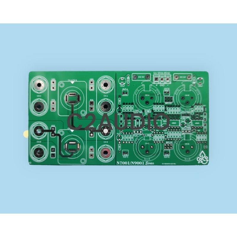 Jual pcb input balance 4ch cocok untuk box power 2U,3U ,CA 18,N9001 ...
