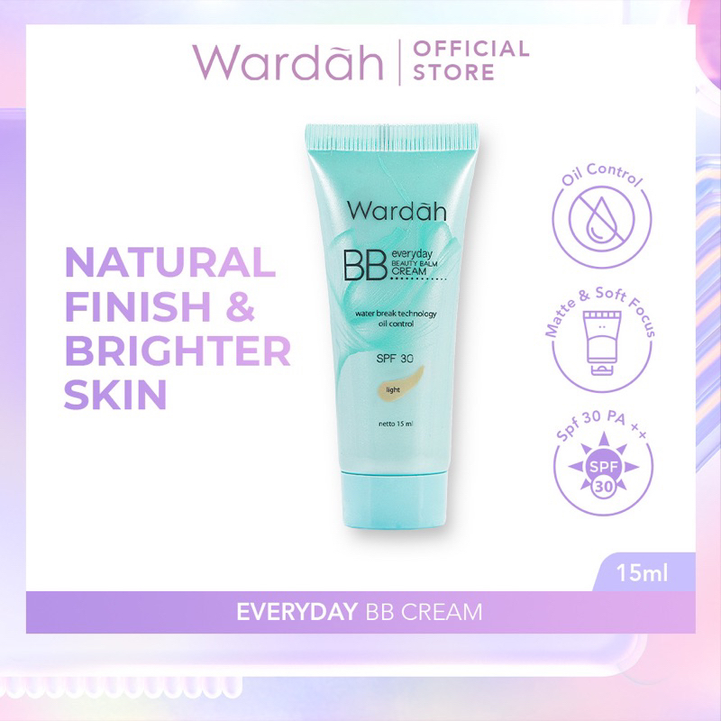 Jual Wardah Everyday BB Cream 15 ml - SPF 30, Alas Bedak dengan Aloe ...