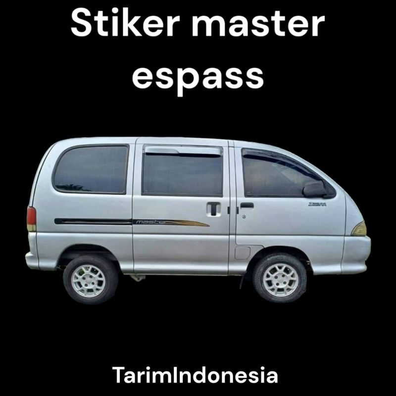 Jual stiker sticker body daihatsu zebra espass Master/daihatsu espass minibus | Shopee Indonesia