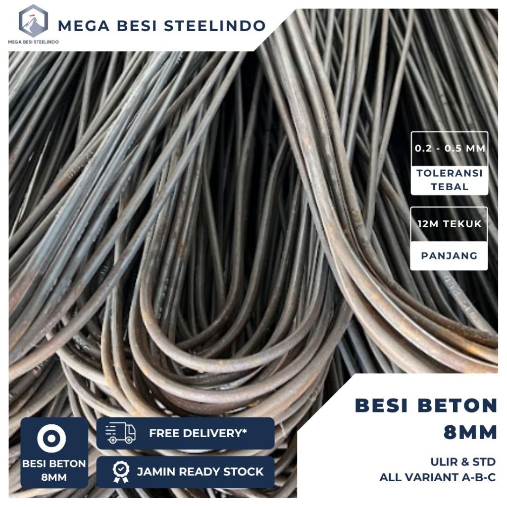 Jual Besi Beton 8mm | Shopee Indonesia