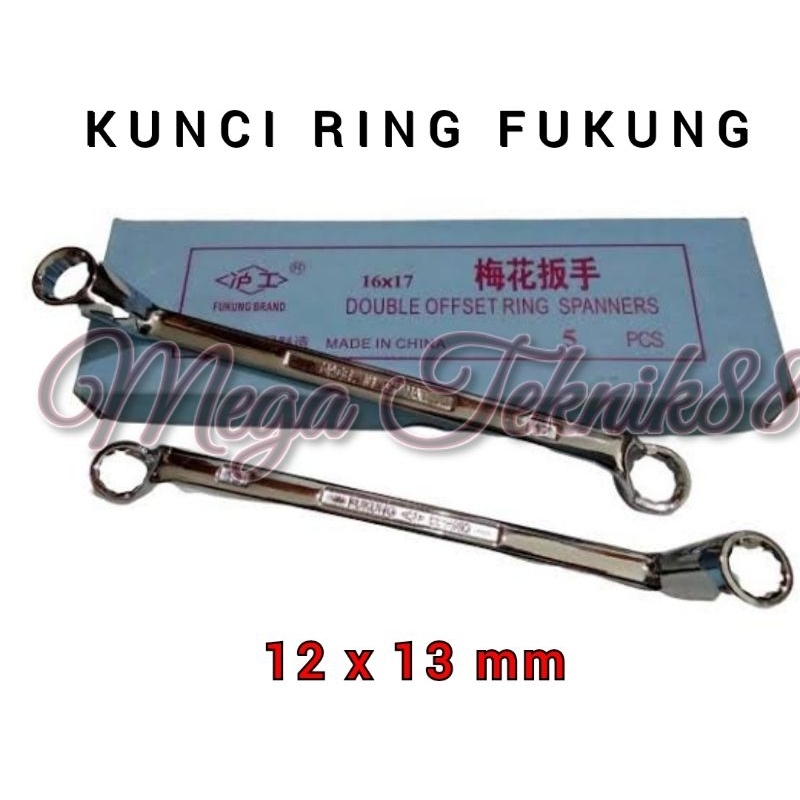Jual KUNCI RING FUKUNG 12 X 13 MM | Shopee Indonesia