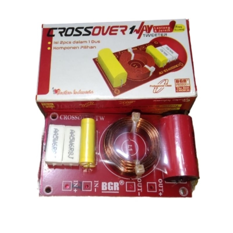 Jual KIT CROSSOVER PASIF 1 WAY TWEETER BELL BGR ASLI (HARGA 1 SET ...