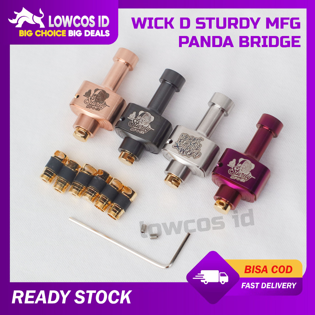 Jual WICK'D PANDA REMIX STURDY BRIDGE RBA | Shopee Indonesia